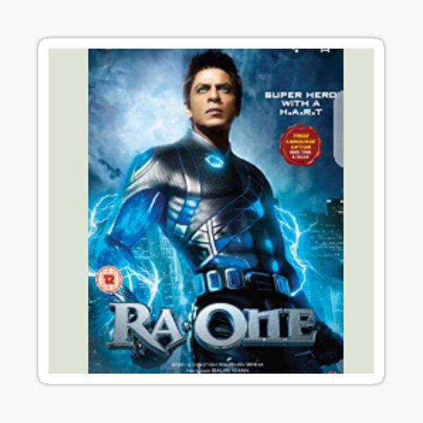 "Sharukha khan raa one movie design for redbubble" Sticker for Sale by ...