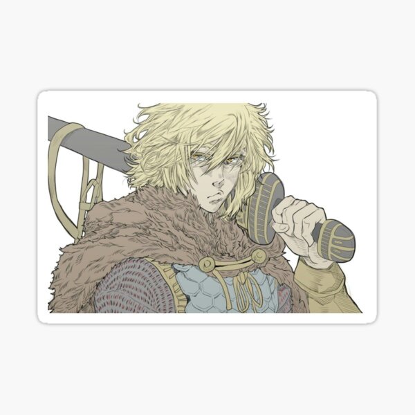 "Vinland saga Thorfin" Sticker for Sale by rrkerr | Redbubble
