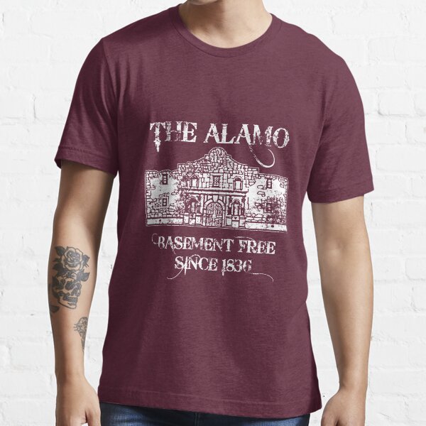 "The Alamo Basement" T-shirt for Sale by AngryMongo | Redbubble | pee ...