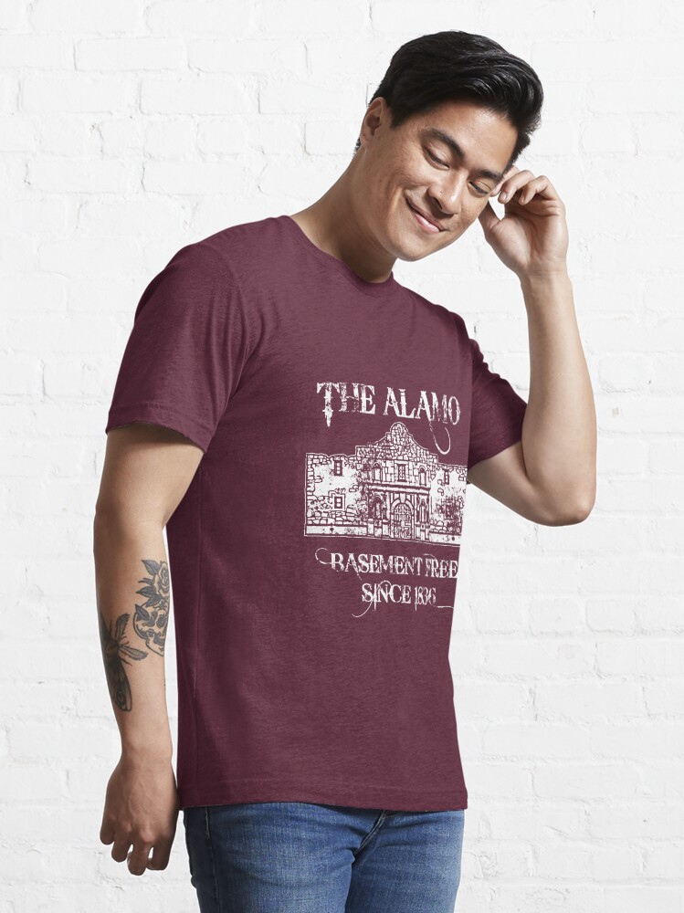"The Alamo Basement" T-shirt for Sale by AngryMongo | Redbubble | pee ...