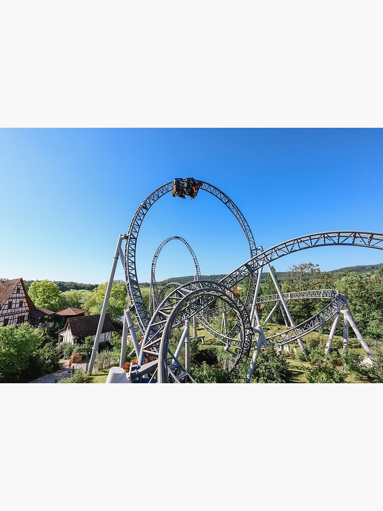 "Roller coaster Karacho in the Tripsdrill adventure park in Cleebronn ...