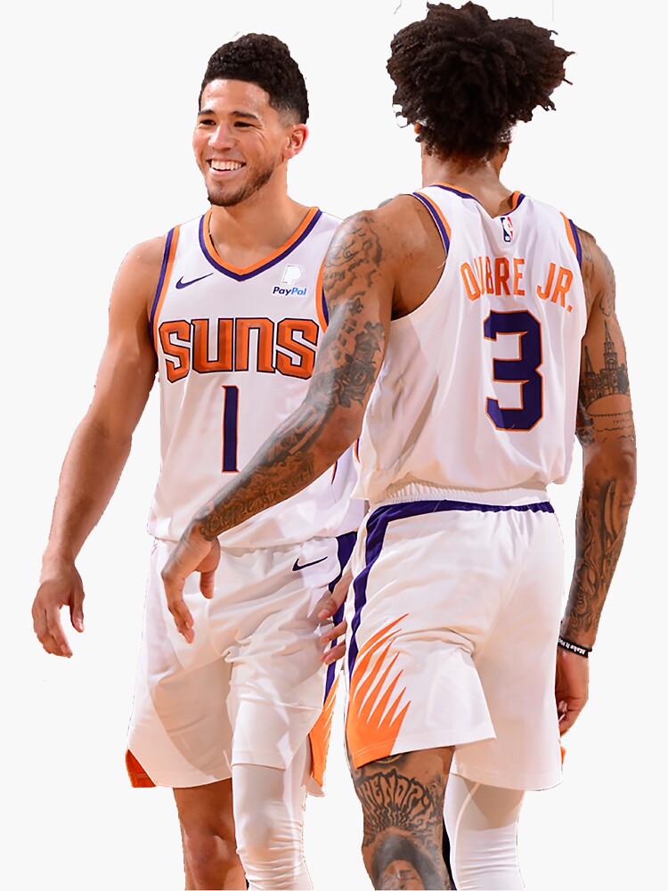 Pegatina «Devin Booker y Kelly Oubre Jr» de SpicyStars | Redbubble