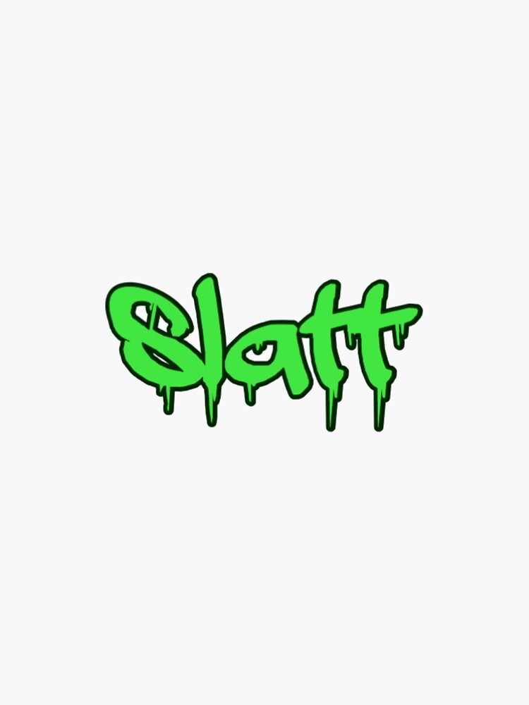 "slatt" Sticker for Sale by stickiies | Redbubble