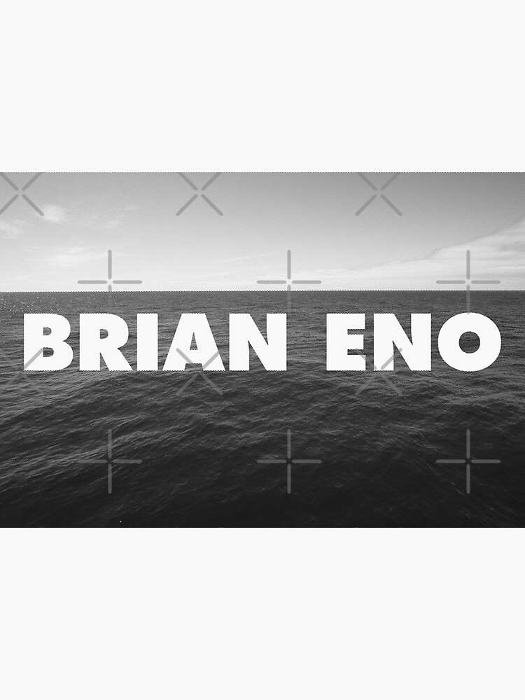 "Brian Eno - retro" Sticker for Sale by BlueDoctor | Redbubble