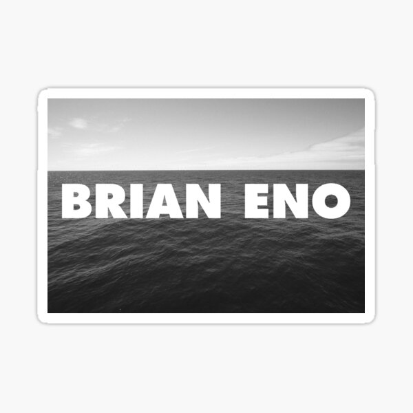 "Brian Eno - retro" Sticker for Sale by BlueDoctor | Redbubble