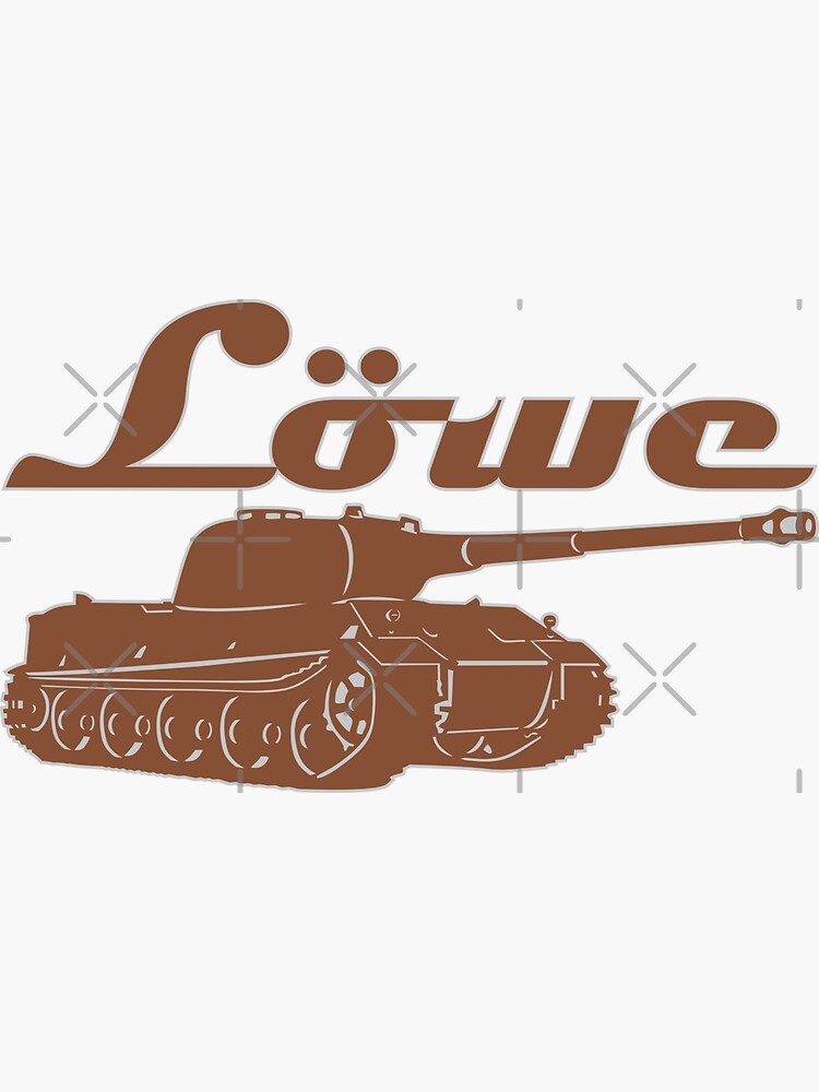 "German tank Lowe" Sticker for Sale by FAawRay | Redbubble