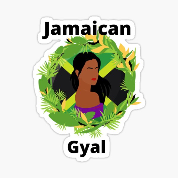"Jamaican Gyal" Sticker by Danyell369 | Redbubble