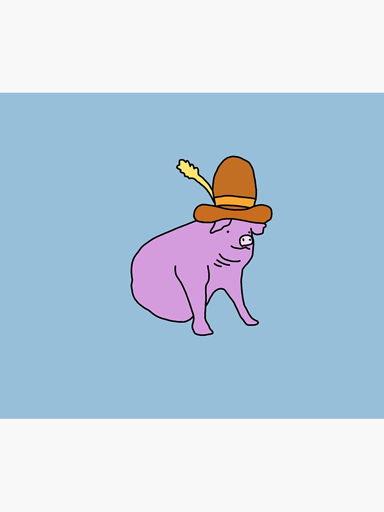 "Cute fat Pig" Sticker for Sale by Footey | Redbubble