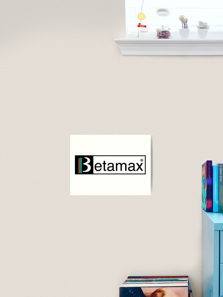 "Betamax Logo" Art Print for Sale by epitomegirl | Redbubble