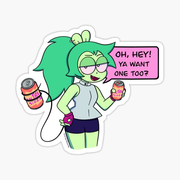 "Share a Drink? (OK KO Sticker Fink)" Sticker for Sale by hotlegs101art ...