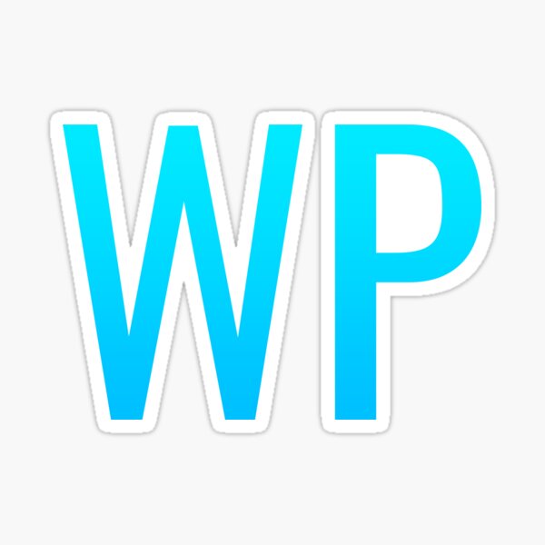 "WP - Well Played" Sticker for Sale by PH-Design | Redbubble