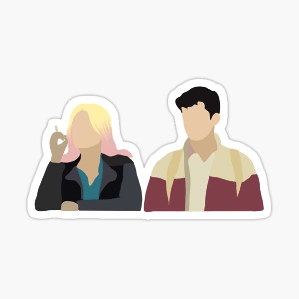 "Otis and Maeve" Sticker for Sale by erinsdrawings | Redbubble