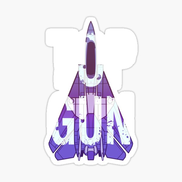 "Top Gun F-14 fighter" Sticker for Sale by RackhamGreg | Redbubble
