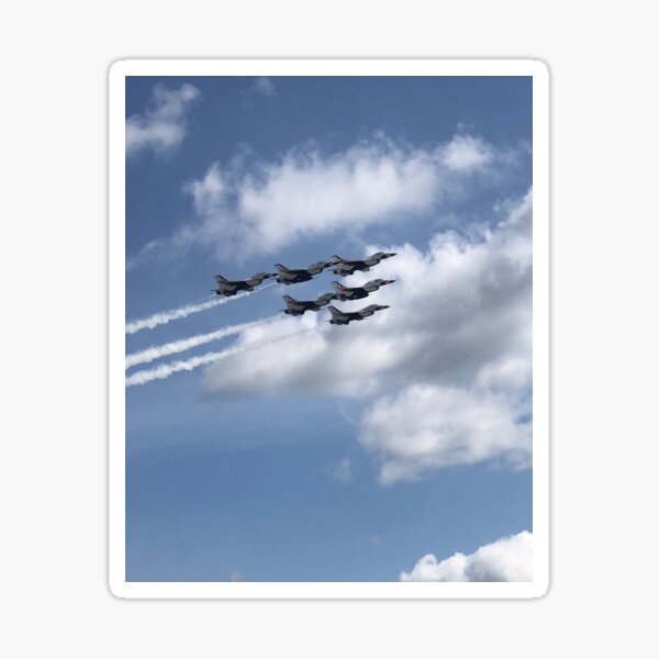 "USAF Thunderbirds" Sticker by Jsala | Redbubble
