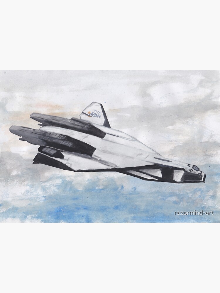 "Valkyrie SSTO -TAV-37 B-class shuttlecraft (Avatar Shuttle) " Sticker ...