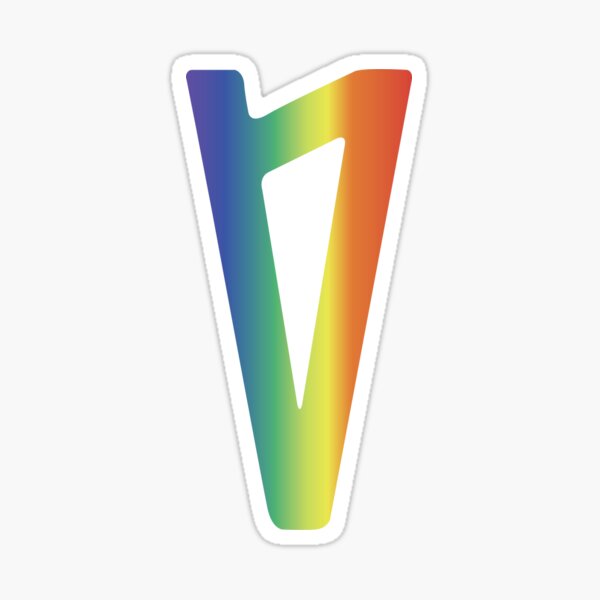 "Lauv Logo Rainbow" Sticker by SCORCHER1015 | Redbubble