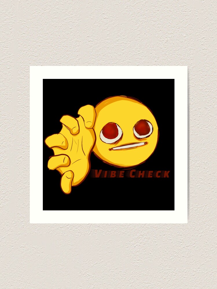 "Vibe Check (text)" Art Print for Sale by DazeZ | Redbubble
