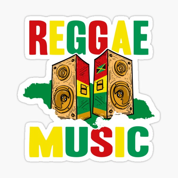 "Reggae Music Jamaica Sound System" Sticker by dconciente | Redbubble