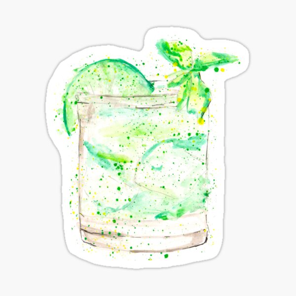 "Mojito Sticker" Sticker by GillyStix | Redbubble