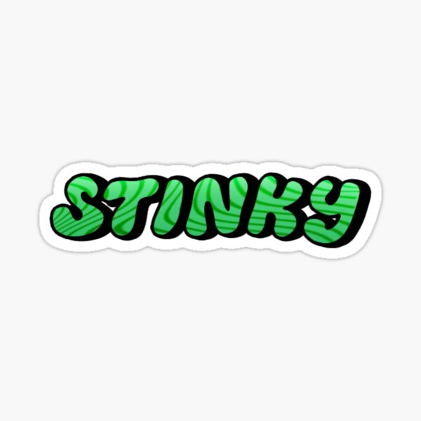 "STINKY Sticker/Graphic" Sticker for Sale by estheryang | Redbubble