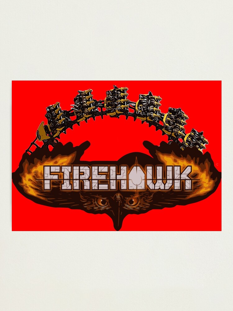 "Firehawk Logo Design" Photographic Print by carowindsfanson | Redbubble