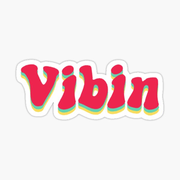 "Vibin" Sticker by McTuk | Redbubble