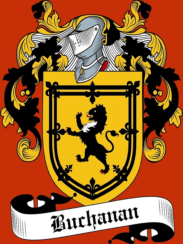 "Buchanan" Poster by HaroldHeraldry | Redbubble