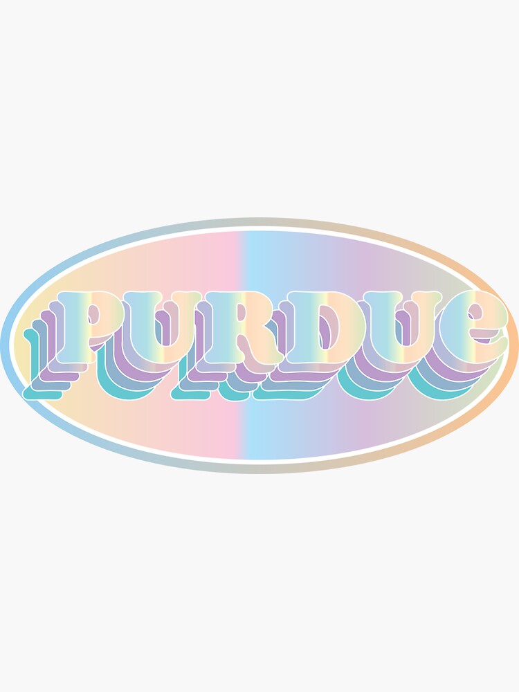 "Purdue University" Sticker by caitlyncreates | Redbubble