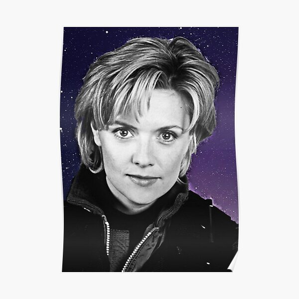 "Digital Sam Carter - Stargate" Poster by naomieir | Redbubble