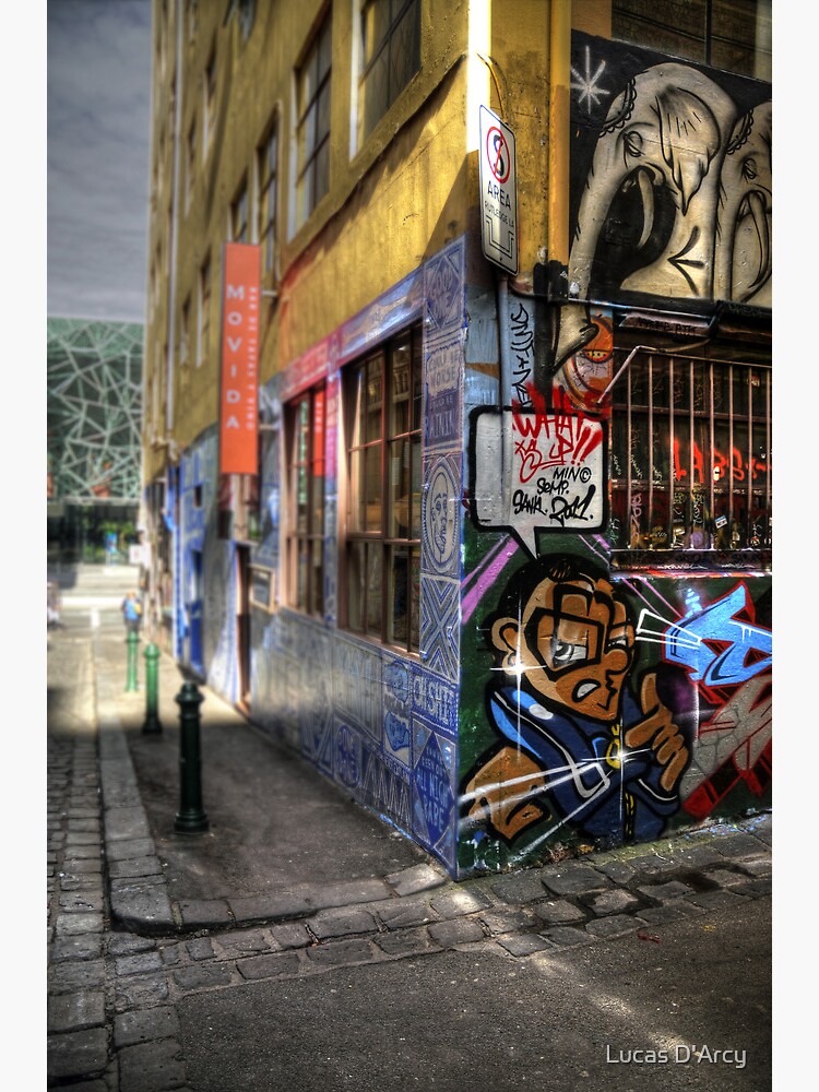 "Laneway graffiti" Poster for Sale by lucasdarcy | Redbubble