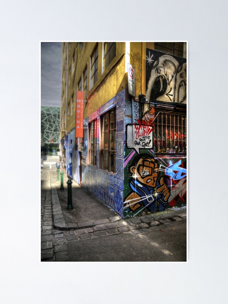 "Laneway graffiti" Poster for Sale by lucasdarcy | Redbubble