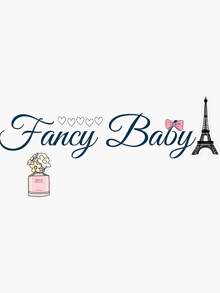 "fancy baby" Sticker for Sale by S-G-S | Redbubble