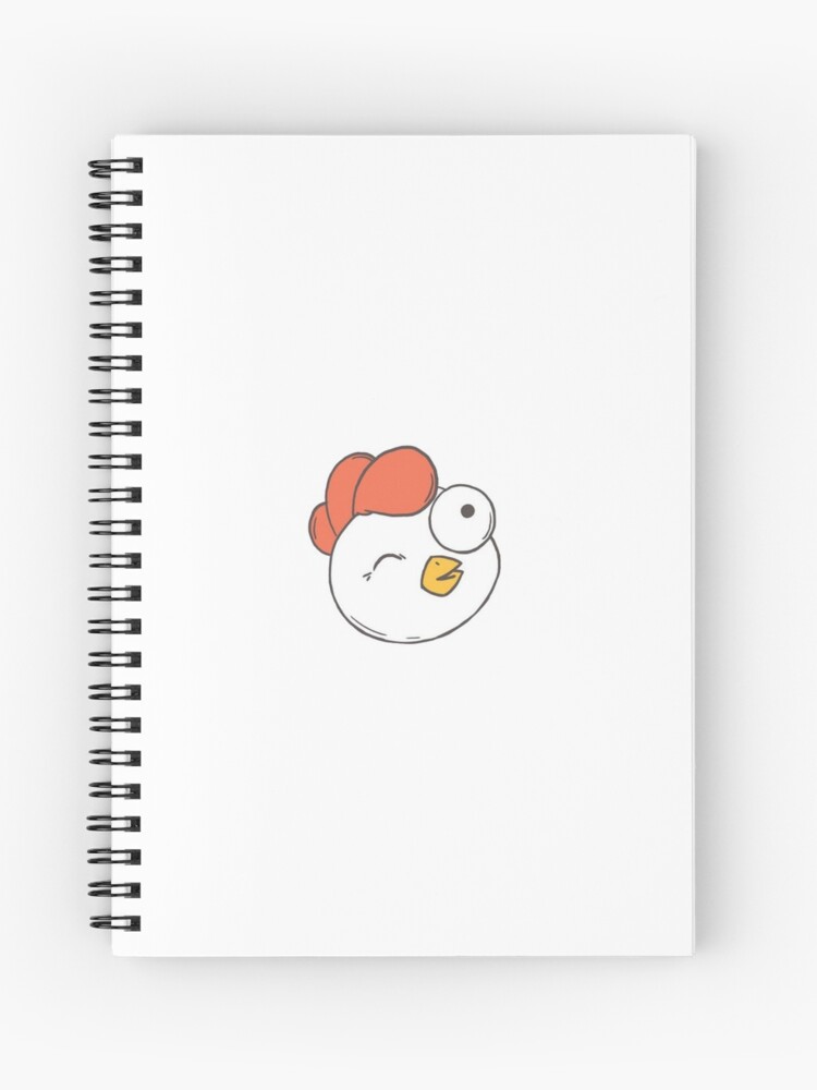 "Holy Chicken! winking logo" Spiral Notebook for Sale by muchorojo ...