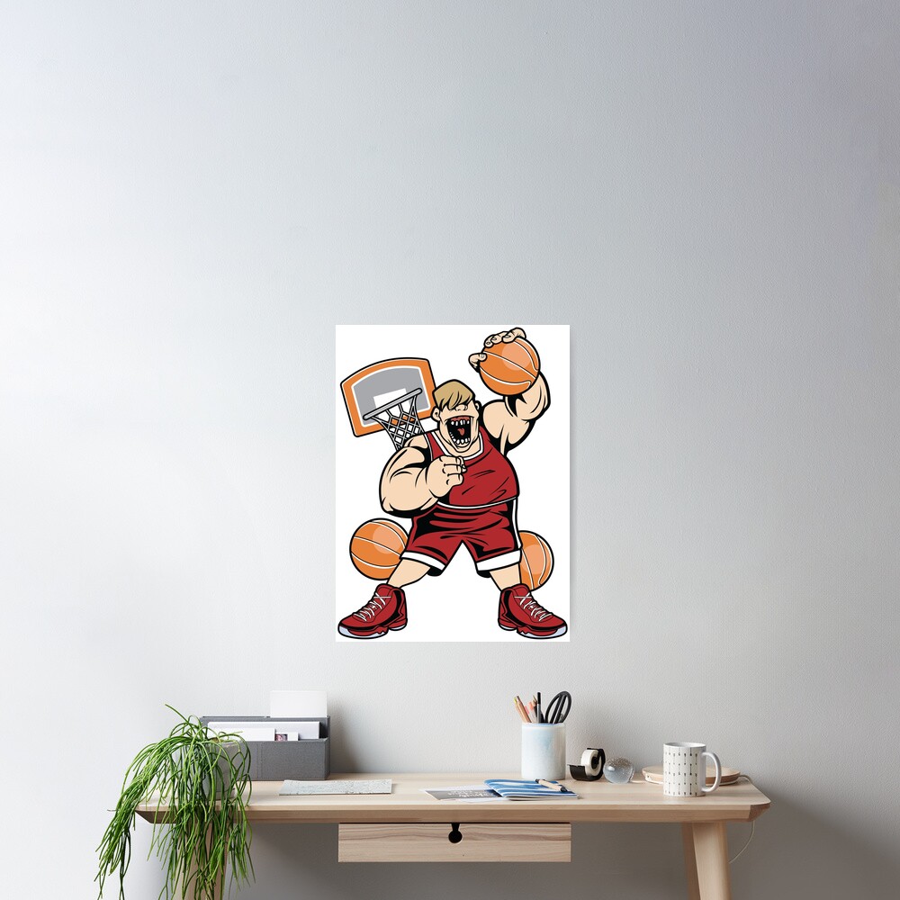 "Fat Basketball Player" Poster by masum8282 | Redbubble