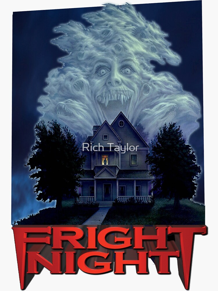 "Fright Night" Sticker by richmoolah88 | Redbubble