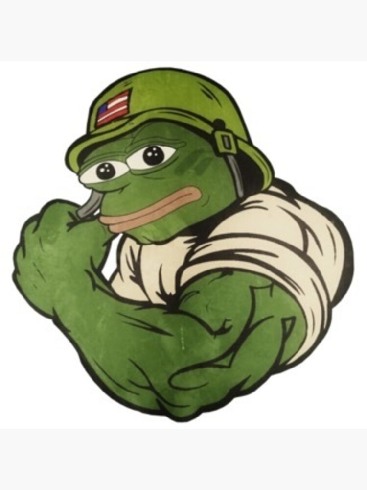 "Muscle Pepe" Sticker for Sale by Pepe-Dealer | Redbubble
