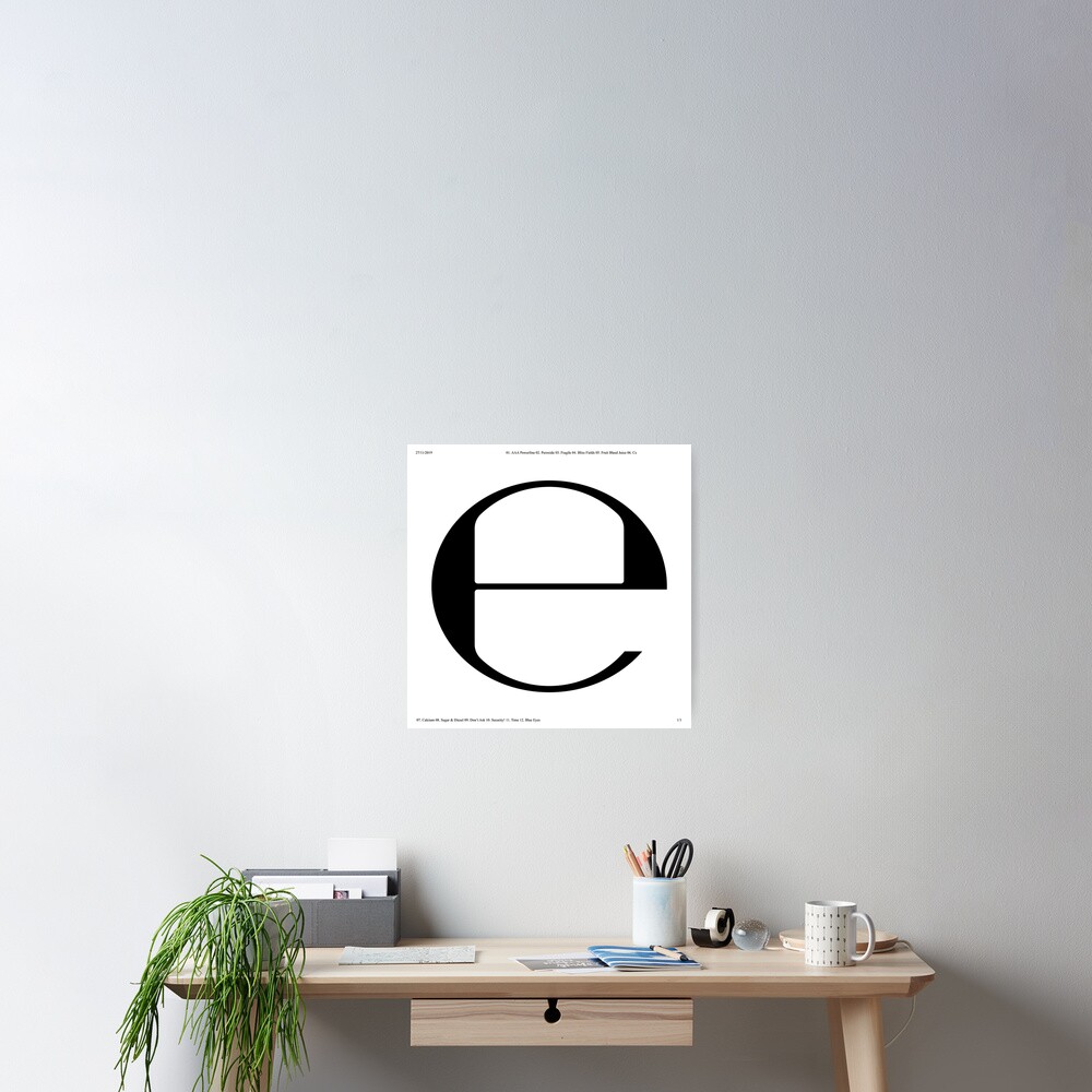 "ecco2k e" Poster for Sale by hunterskull1234 | Redbubble