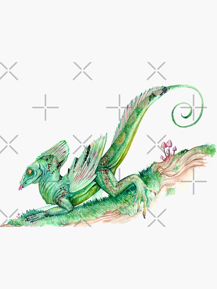 "Basilisk" Sticker for Sale by Storm-Sentinel | Redbubble