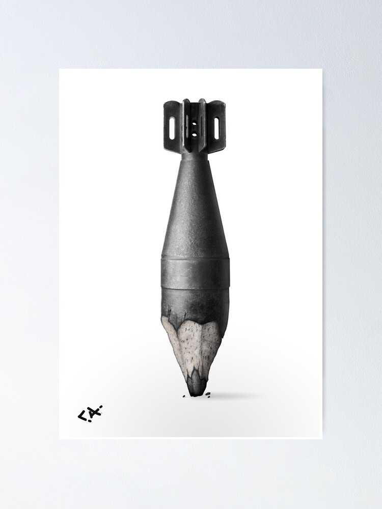 "Pencil Bomb" Poster for Sale by CAnastase | Redbubble