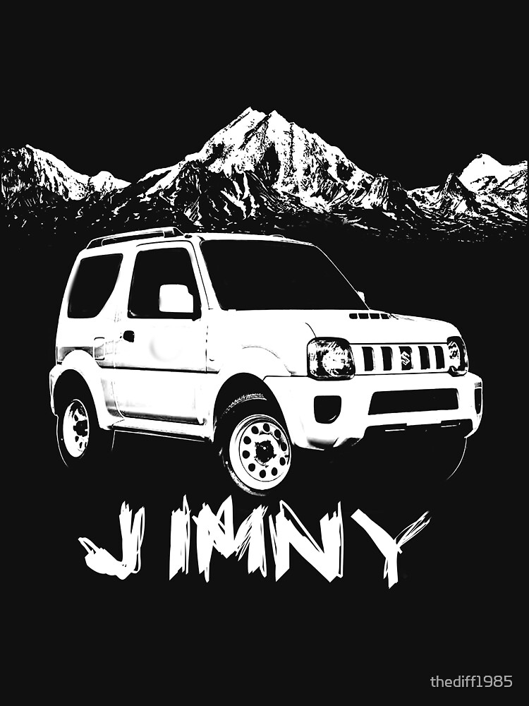 "Suzuki jimny 4wd" T-shirt for Sale by thediff1985 | Redbubble | 4wd t ...