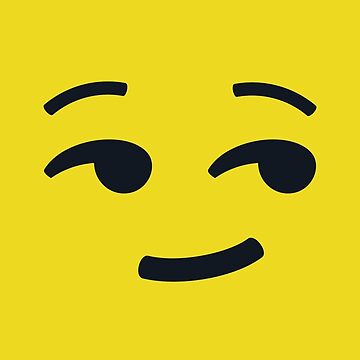 "Smirking Suggestive Smiley, Flirting, Sexual Face, Smug, Mischievous, Emoticon, Cute and Funny ...