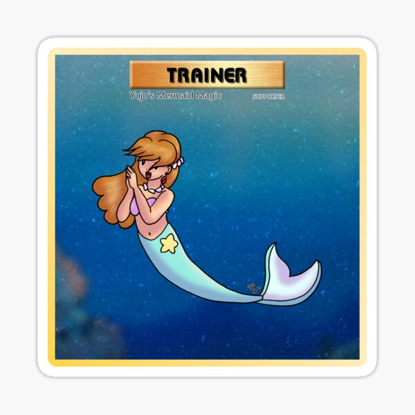 "Marathon Card : Yujo's Mermaid Magic" Sticker by ConanThe3rd | Redbubble