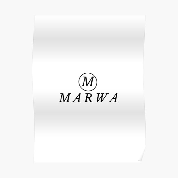 "Marwa name deisgn" Poster by danyc88 | Redbubble