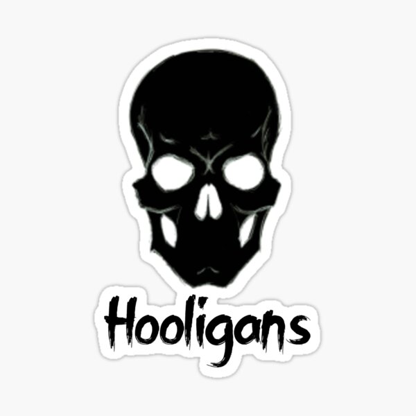 "Hooligan " Sticker for Sale by teddy-shanks | Redbubble