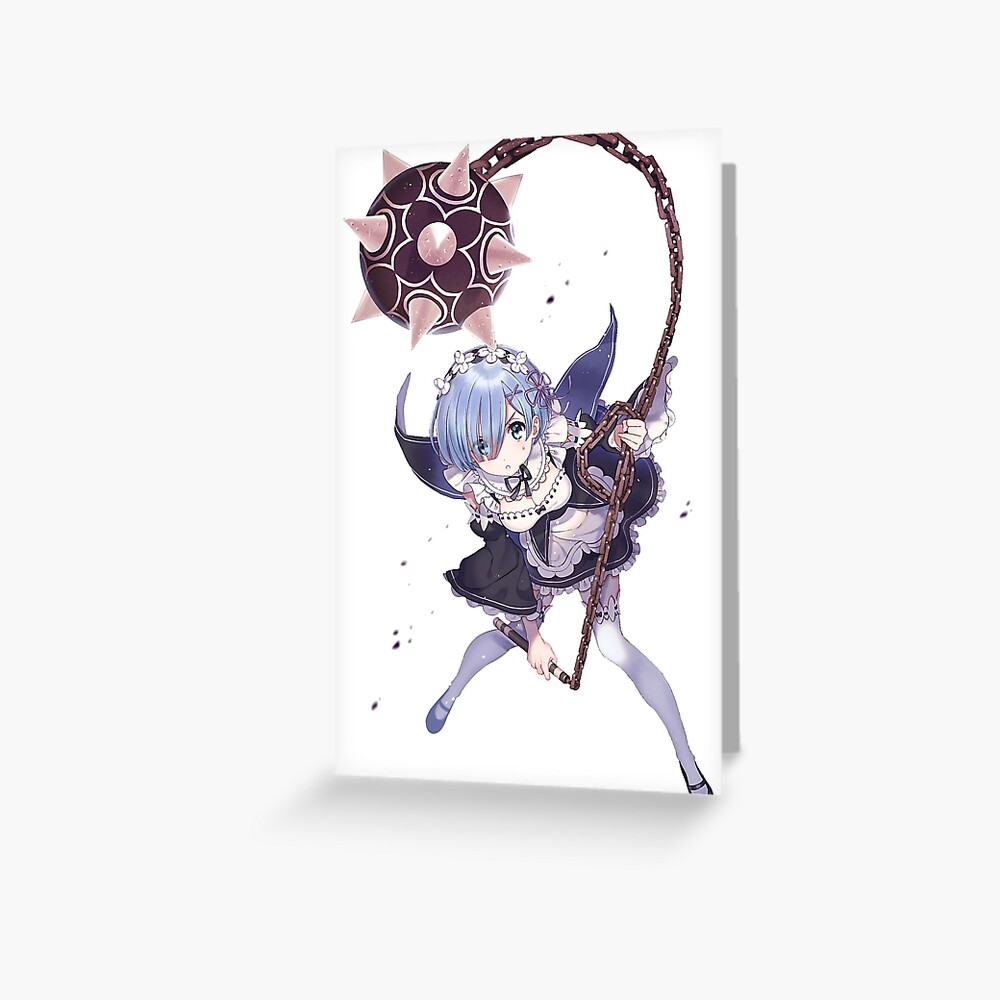 "Rem Re:Zero" Greeting Card by Timo555 | Redbubble