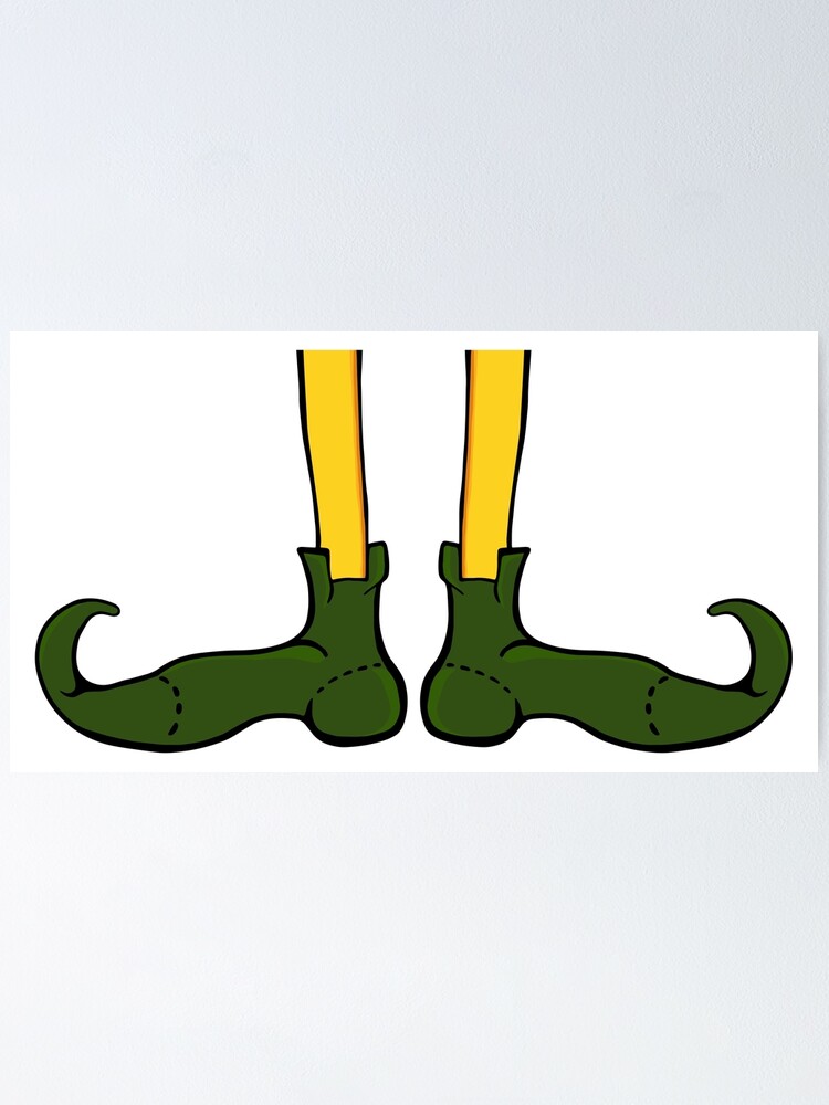 "Elf Pointy Feet" Poster for Sale by cwfreelance | Redbubble
