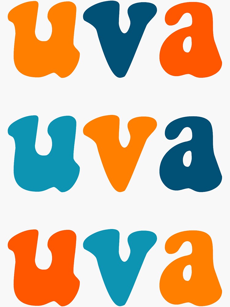 "uva" Sticker for Sale by heatherchen | Redbubble