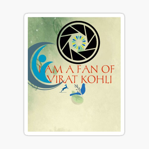 "VIRAT KOHLI " Sticker for Sale by NP1975 | Redbubble