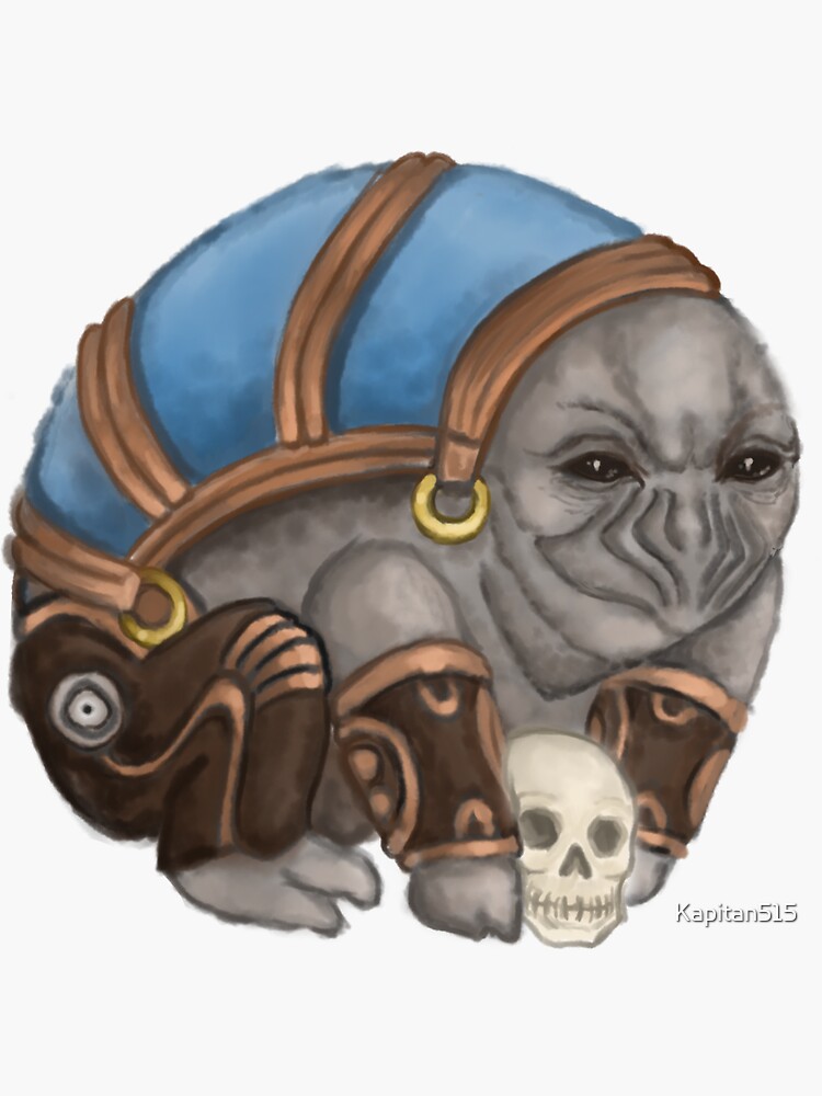 "Chonky Elcor Hamlet-No Text" Sticker by Kapitan515 | Redbubble