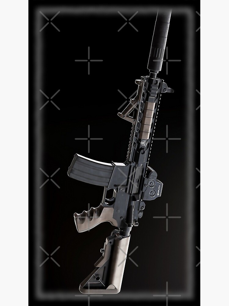 Poster « Militaire - Fusil d'assaut - MK18 & Scope - 2020011 », par ...